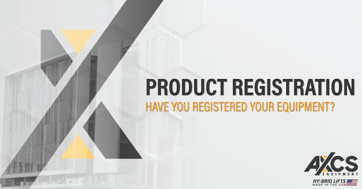 Product Registration | AXCS